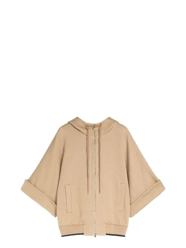 Max Mara Zip Up Hooded Casual Jacket - No