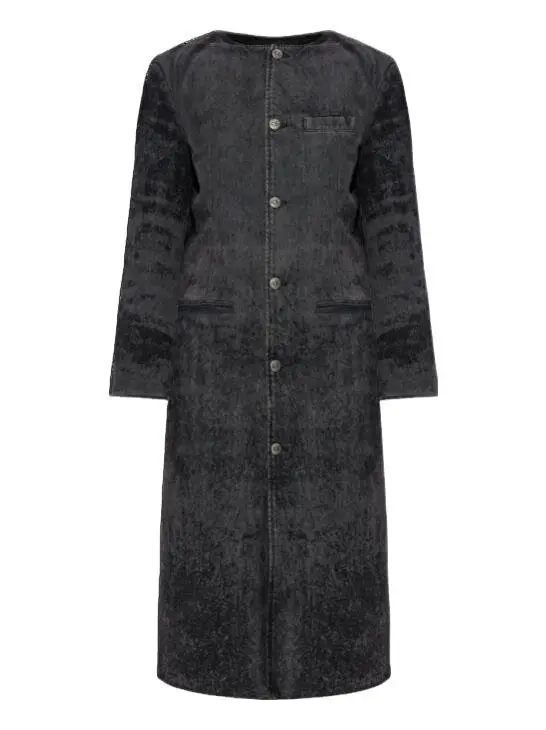 DIESEL® De-ancelot Denim Coat - Black