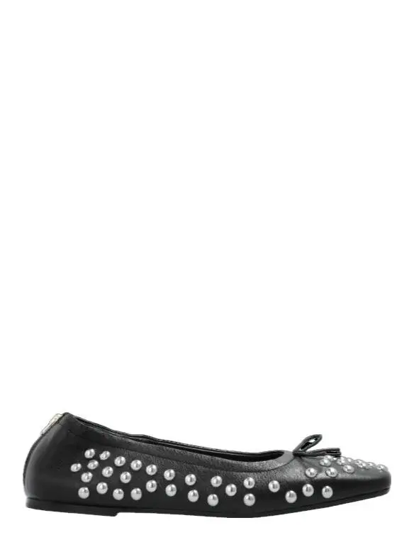 GOLDEN GOOSE Studded Ballet Flats - Black