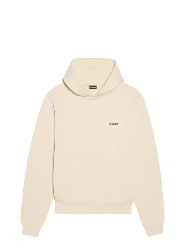 Jacquemus Le Hoodie Gros Grain Top - Nude