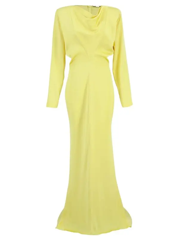Stella McCartney Cowl Neck Maxi Dress - Chamomile Yellow