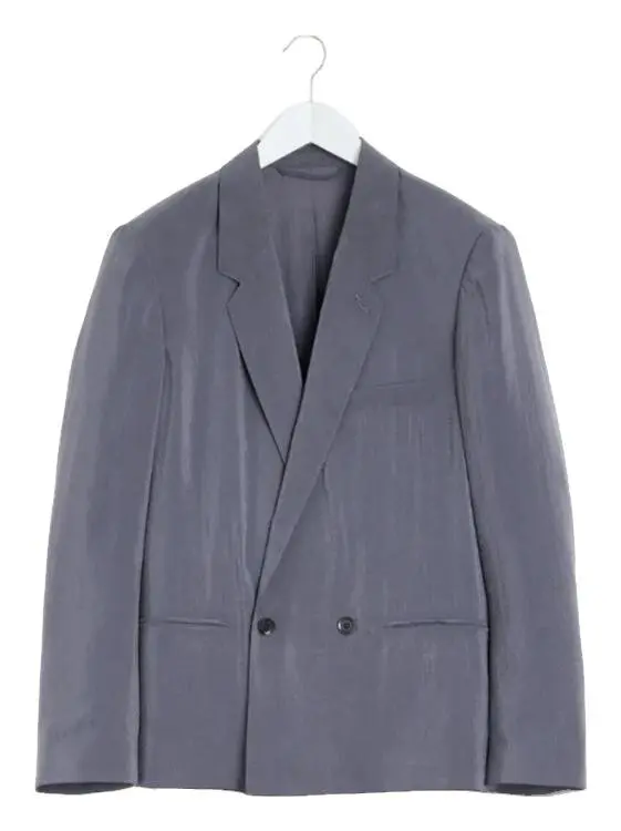 LEMAIRE Double-breasted Tailored Blazer - Gray