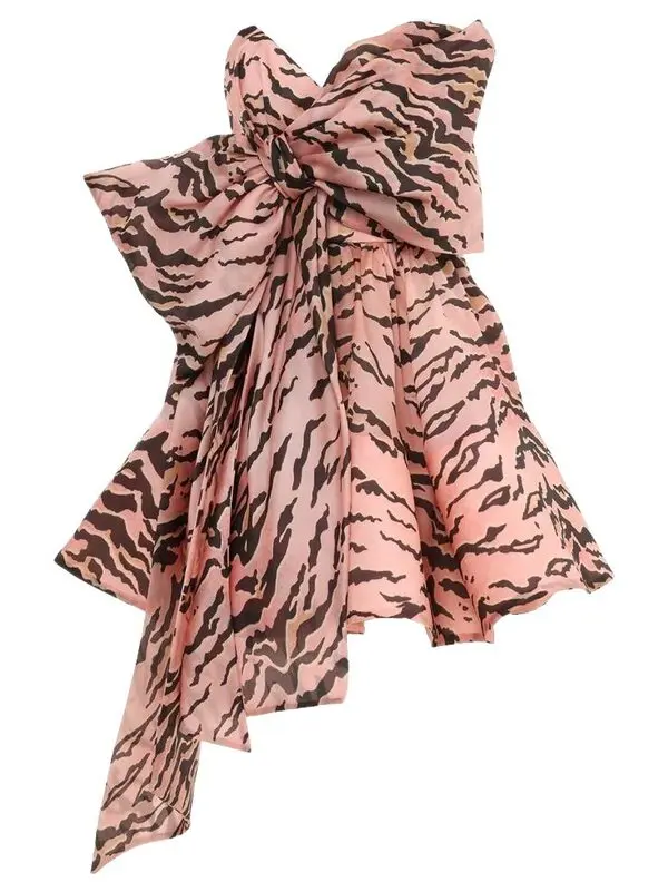 Zimmermann Matchmaker Bow Mini Dress - Multicolor
