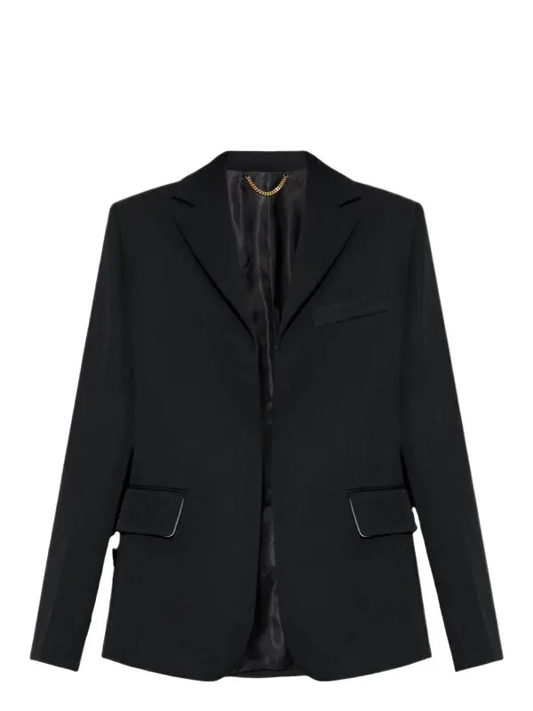 Victoria Beckham Long Sleeved Tux Blazer - Black