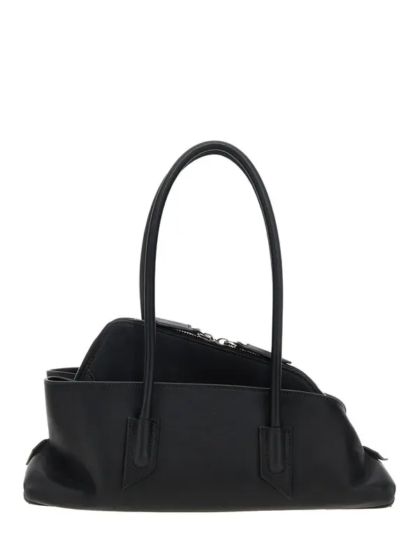 Attico Top Handle Shoulder Bag - Black