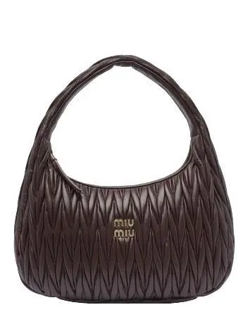 Miu Miu Logo Handbag - Black