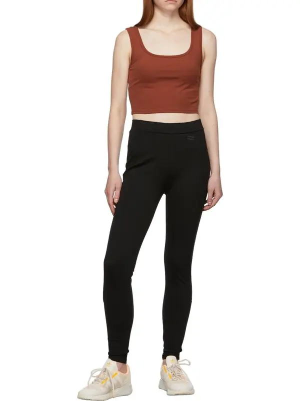 FRAME Logo Skinny Casual Pants - Black