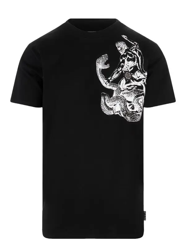 Philipp Plein Tattoo' Round-neck T-shirt - Black