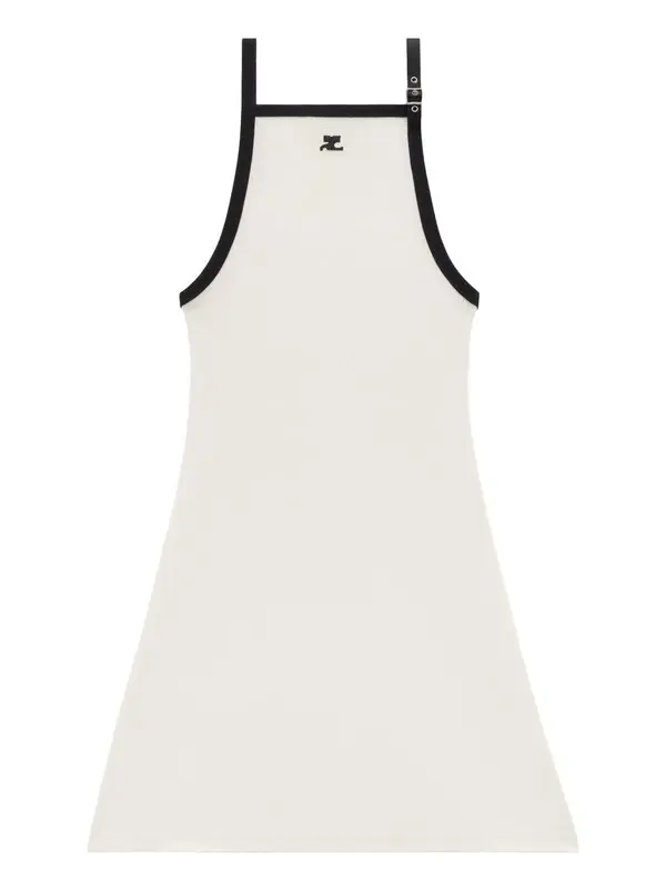 COURREGES Sleeveless Buckle Detail Dress - No