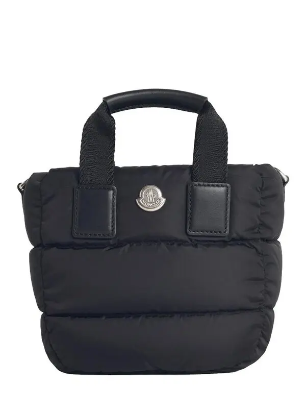 Moncler Caradoc Water-repellent Micro Tote Bag - Black