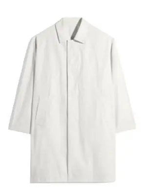 LEMAIRE Classic Woven Car Coat - Soja