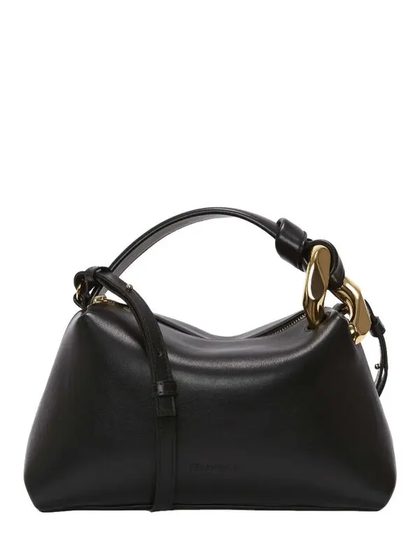 J.W.ANDERSON Jw Anderson Chain Detailed Top Handle Bag - Black