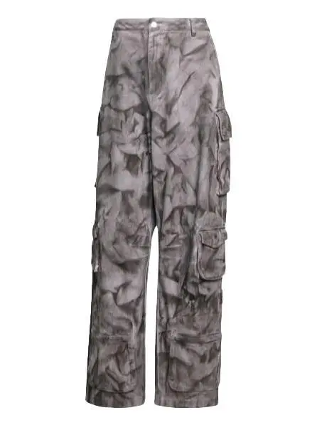 Adidas Camouflage Print Cargo Trousers - Gray/silver Dawn