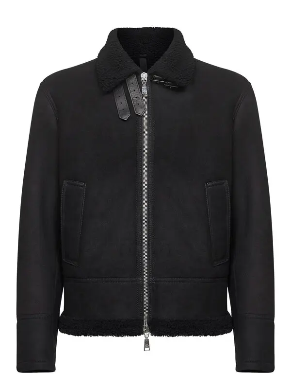 Tagliatore Long Sleeve Jacket - Black