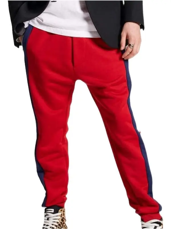 Dsquared2 High Waist Straight Leg Pants - Red