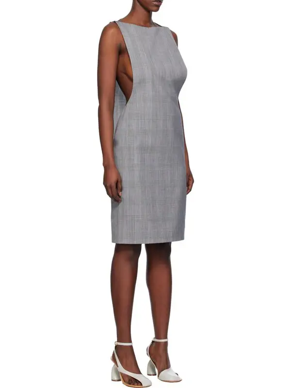 Coperni Cape Dress - Gray