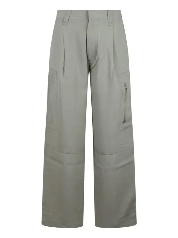 Ami Straight-leg Cargo Pants - Gray