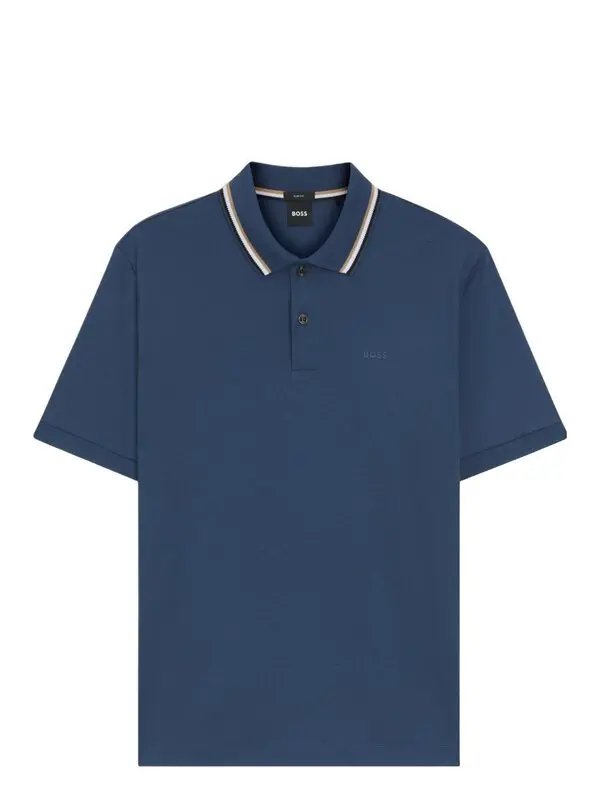 Hugo Boss Cotton Polo Shirt - Blue