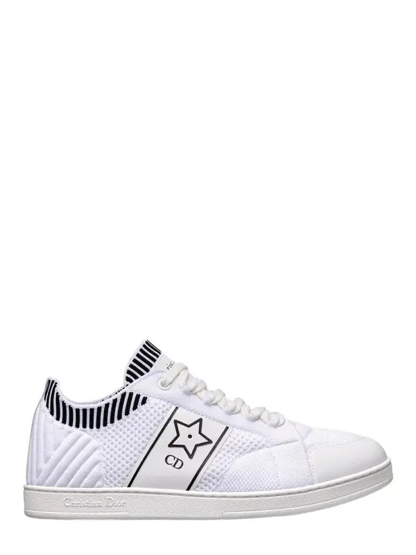Dior Star Knit Low Top Sneakers - White