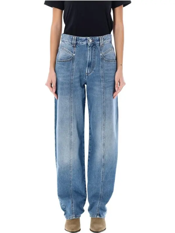 Isabel Marant Étoile Vetan High-waist Jeans - Blue