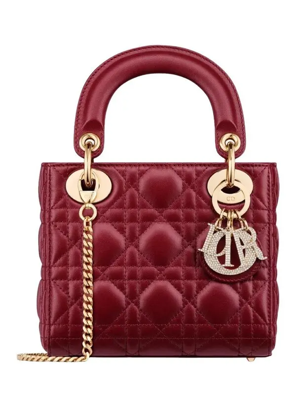Dior Mini Lady Bag - Red