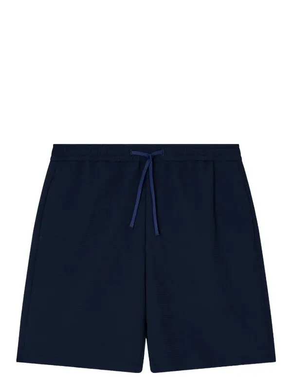 Emporio Armani Elasticated Drawstring Shorts - Blue