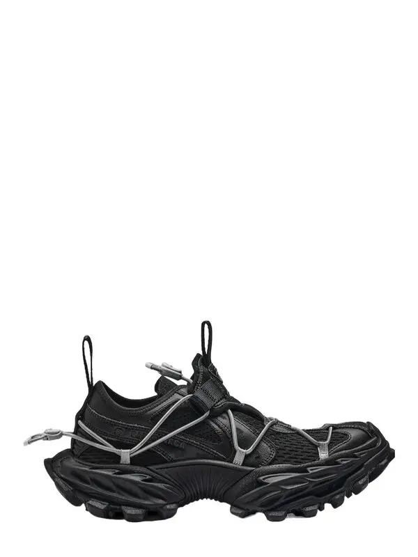 Balenciaga Hike Panelled Sneakers - Black