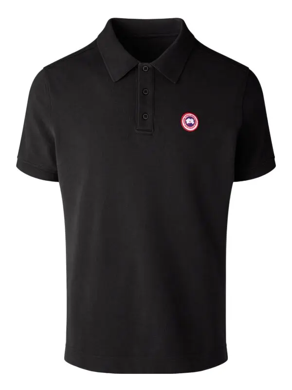 Canada Goose Short-sleeved Polo Shirt - Black