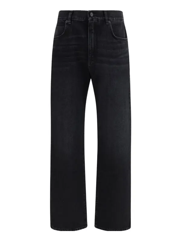 Balmain Loose Fit Denim Jeans - Black