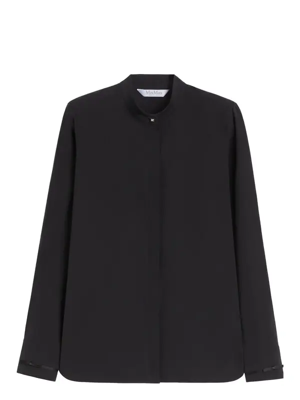 Max Mara Otranto Long-sleeved Blouse - Black