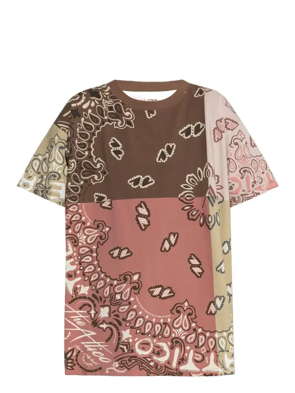 Attico Bandana Printed T-shirt - Multicolor