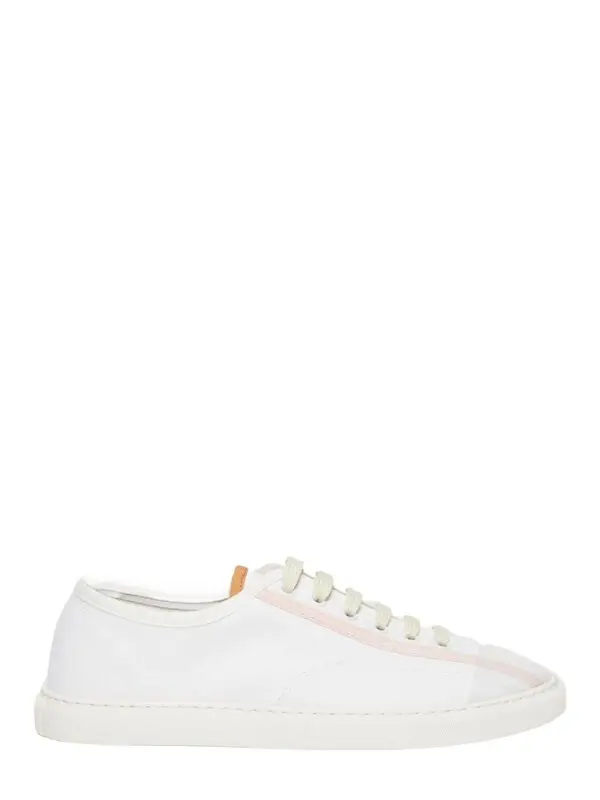 Max Mara Lace-up Low-top Sneakers - White