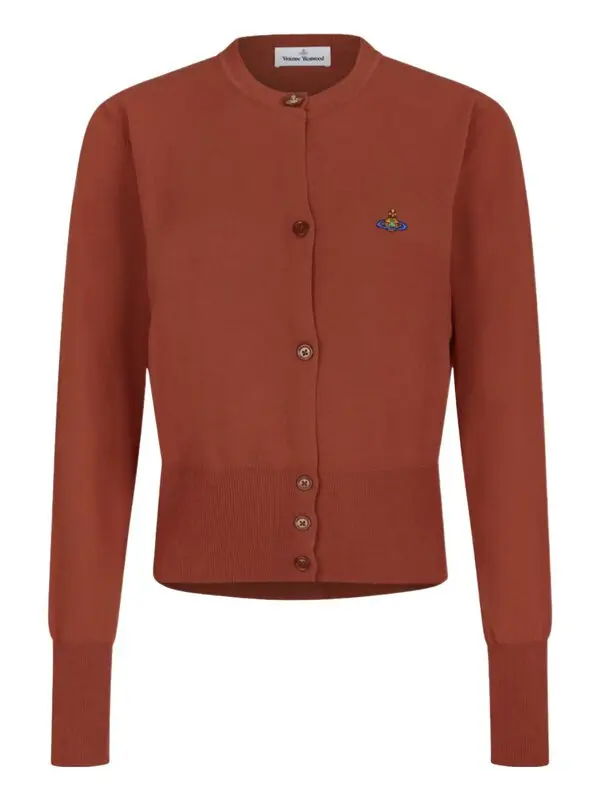 VIVIENNE WESTWOOD Bea Cropped Cardigan - Red