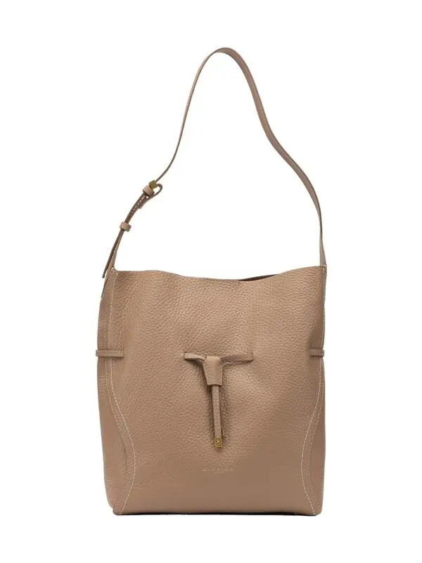 GIANNI CHIARINI Drawstring Shoulder Bag - Brown