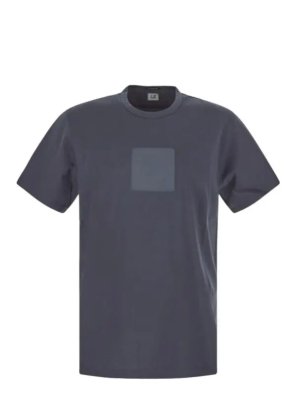 C.P. COMPANY Logo-patch Detail T-shirt - Black