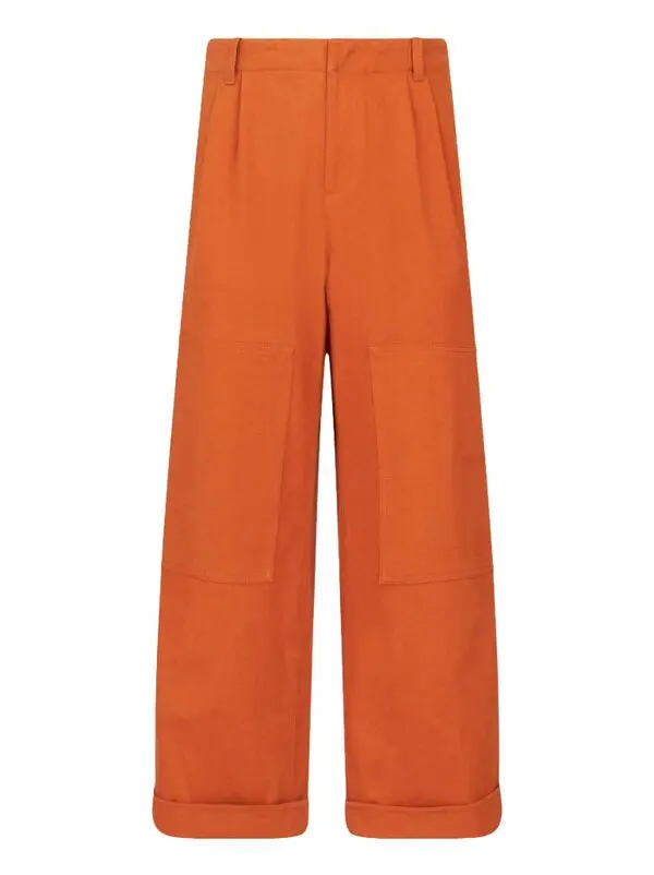Etro Wide-leg Trousers - Orange