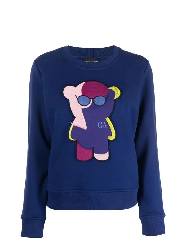 Emporio Armani Graphic Bear Sweatshirt - Blue