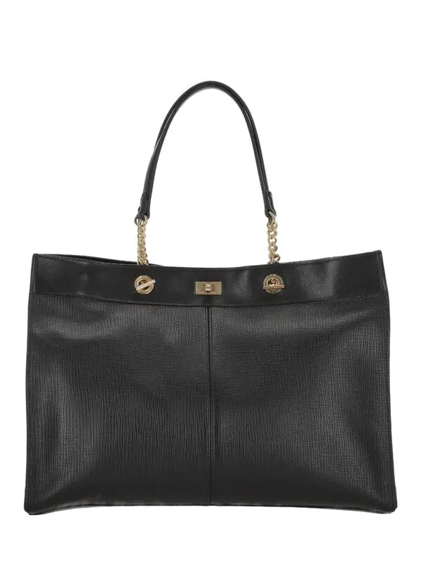 ANYA HINDMARCH Mortimer Eyelet Chain Tote Bag - Black