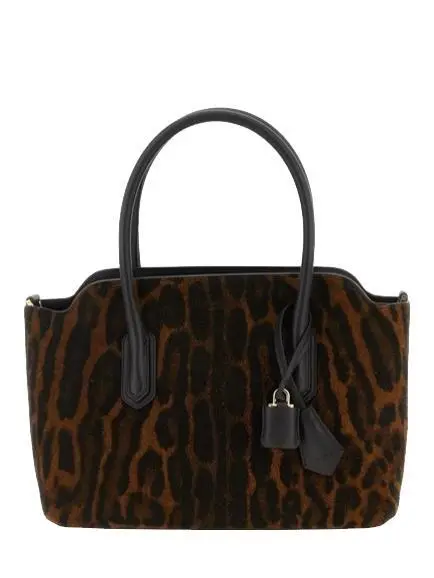 TOM FORD Leopard Print Shoulder Bag - Brown