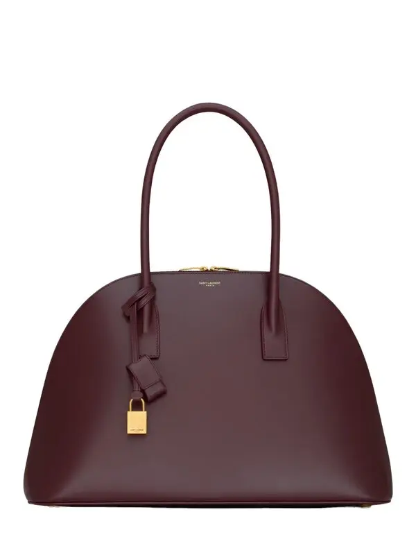 Saint Laurent Duffle Sac De Jour Souple In Leather - Red