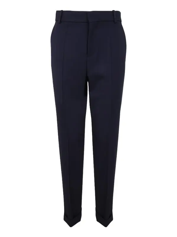 Balmain Slim Fit Tailored Trousers - Black