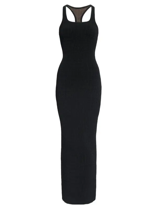 Jacquemus La Scala Racerback Maxi Dress - Black