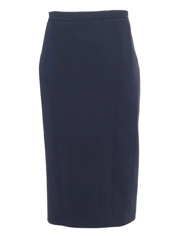 Max Mara High Waist Midi Skirt - Black