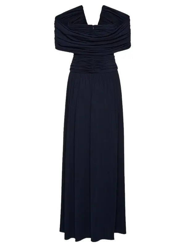 Magda Butrym Strapless Gown With Deep V-neckline - Black