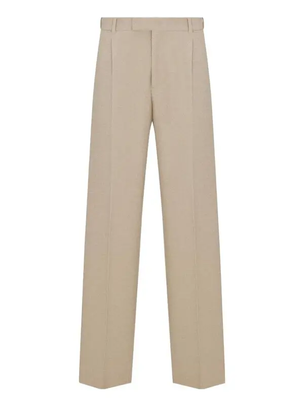 Dior Classic Straight-cut Pants - Nude