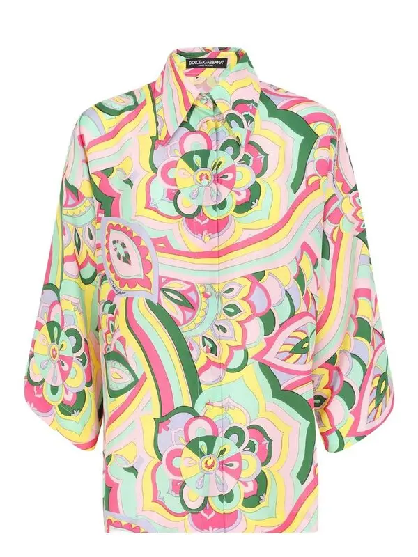 Dolce & Gabbana Printed Shirt - Multicolor