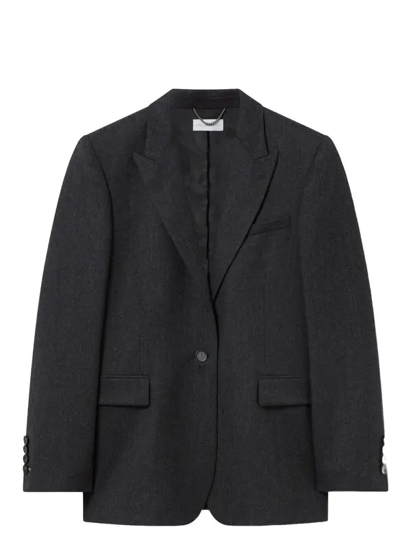 Stella McCartney Single-breasted Wool Blazer - Off-white