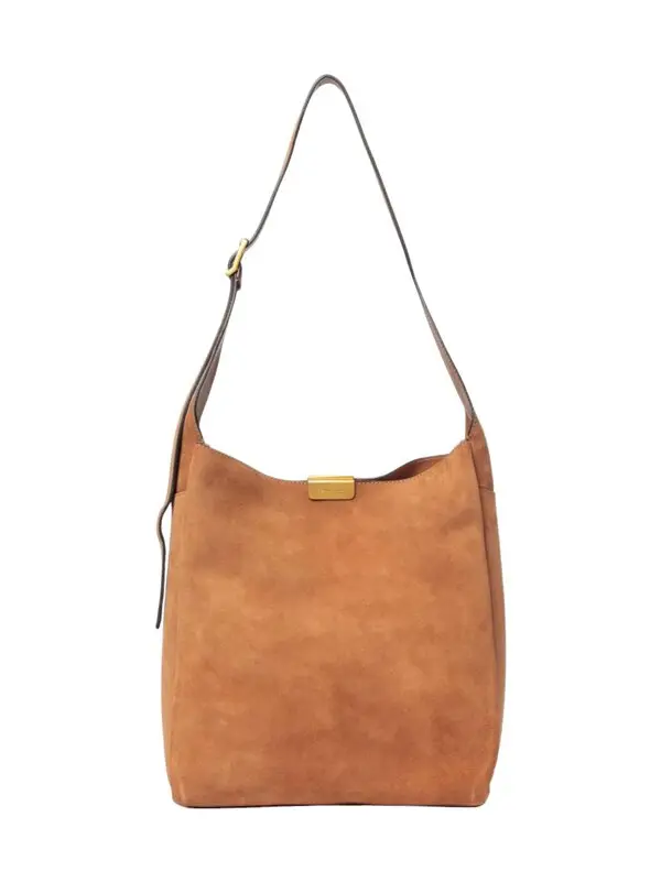 GIANNI CHIARINI Jo Suede Shoulder Bag - Brown
