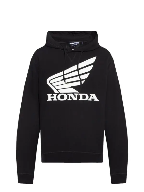 Dsquared2 X Honda Long-sleeved Hoodie - Black