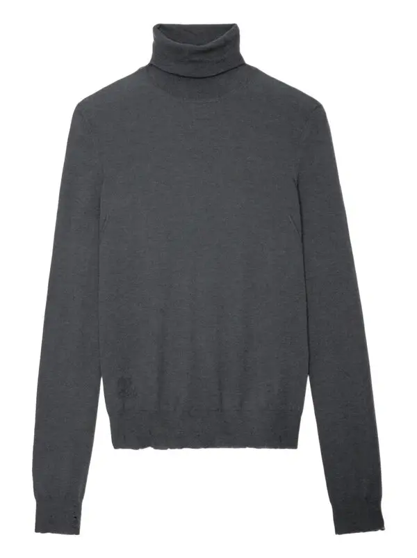 Zadig&Voltaire Bobby Cashmere Jumper - Grey